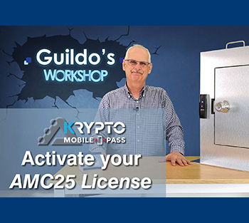 Activate your AMC25 license (25 Krypto Mobile-PASS) - CDVI Americas